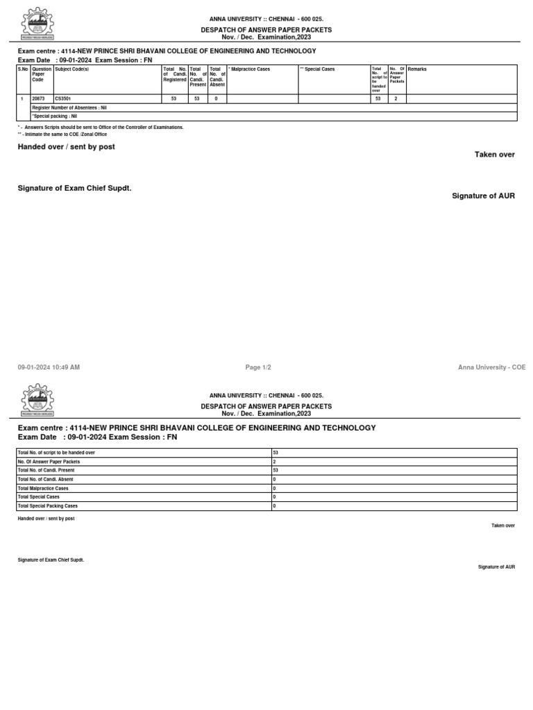 Despatch FN | PDF | Qualifications | Educational Assessment And Evaluation