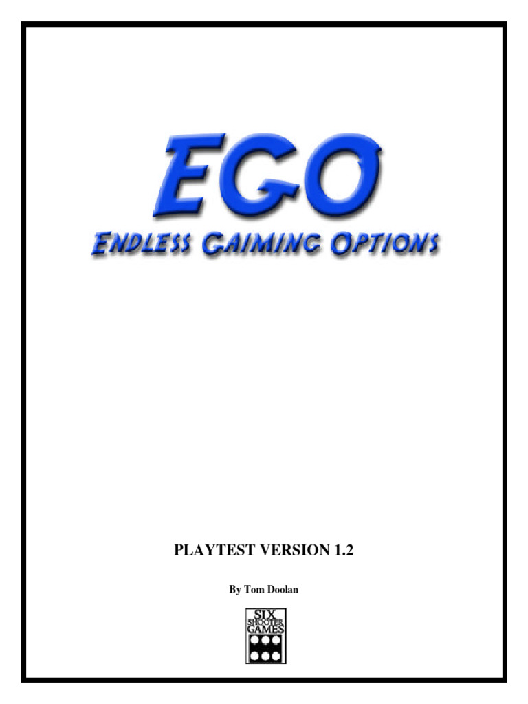 Endless Gaming Options Corebook | PDF | Light