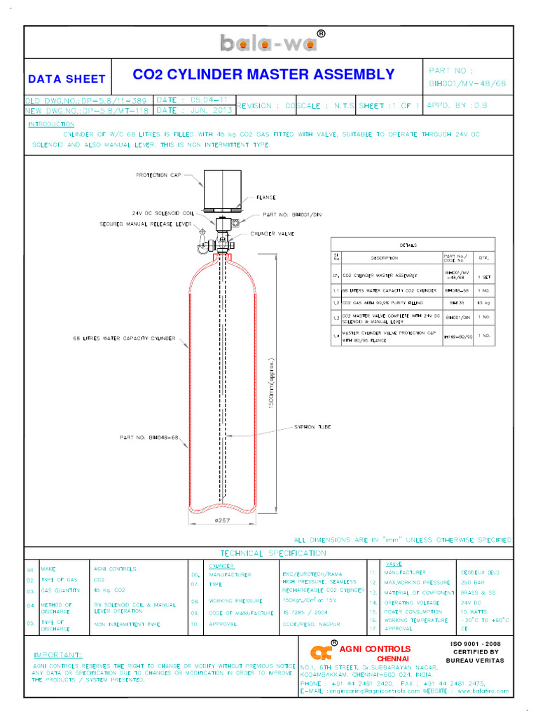 Annexure-A Technical Data Sheets | Download Free PDF | Equipment | Manufactured Goods