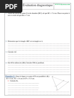 EXAMEN LOCAL 3AC de MATHEMATIQUES 2025 Modele N°1 | PDF