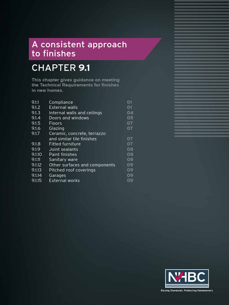 NHBC Standards 2020 9 | PDF | Tile | Masonry