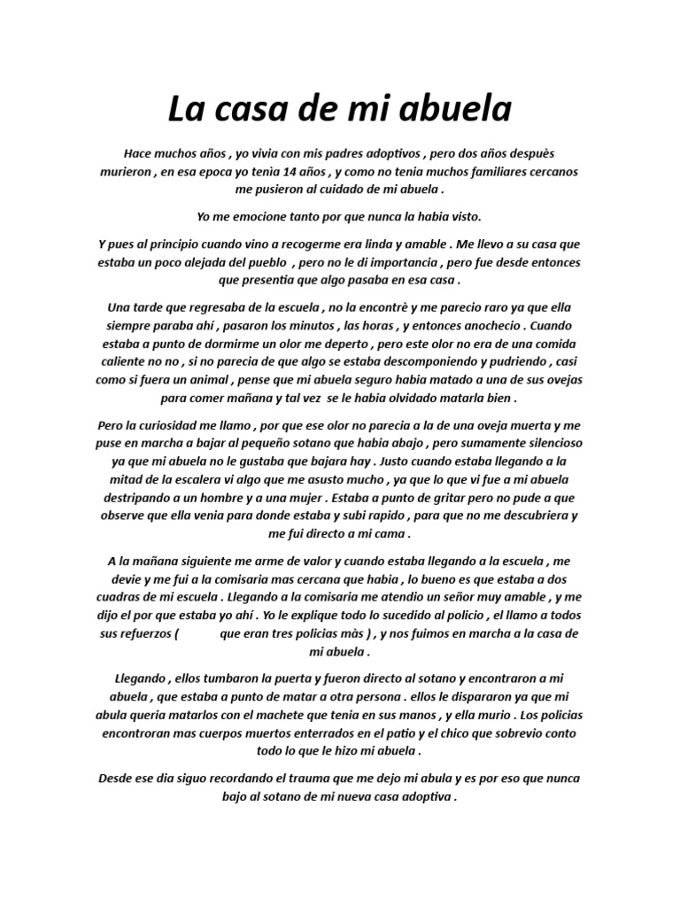 La Casa de Mi Abuela | PDF