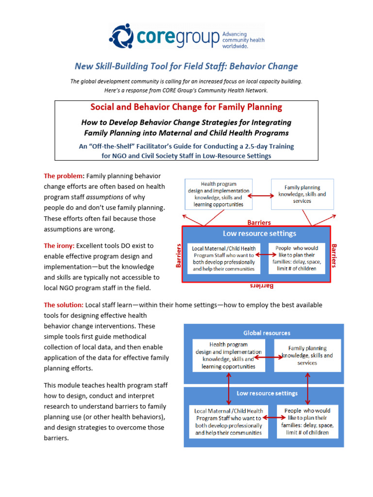 SBC For FP Module FAQ | Download Free PDF | Family Planning | Capacity Building