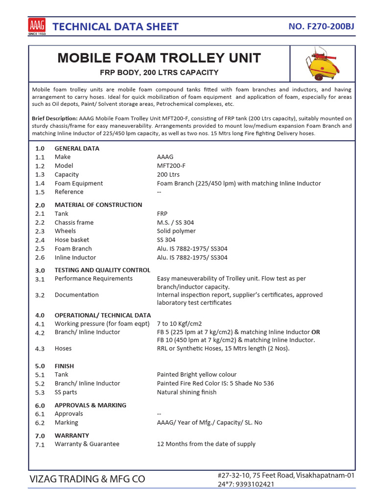 Fire Fighting Equipment | PDF | Materials