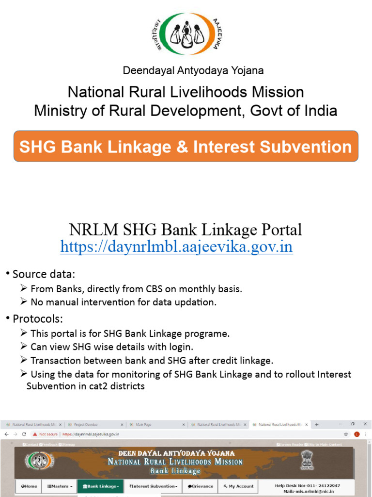 PPT on Bank LInkage Portal | PDF | Computing