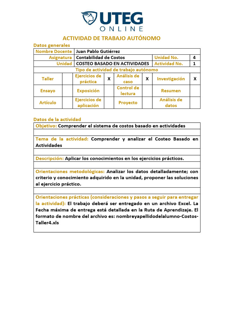 TALLER 4jp | PDF | Contabilidad