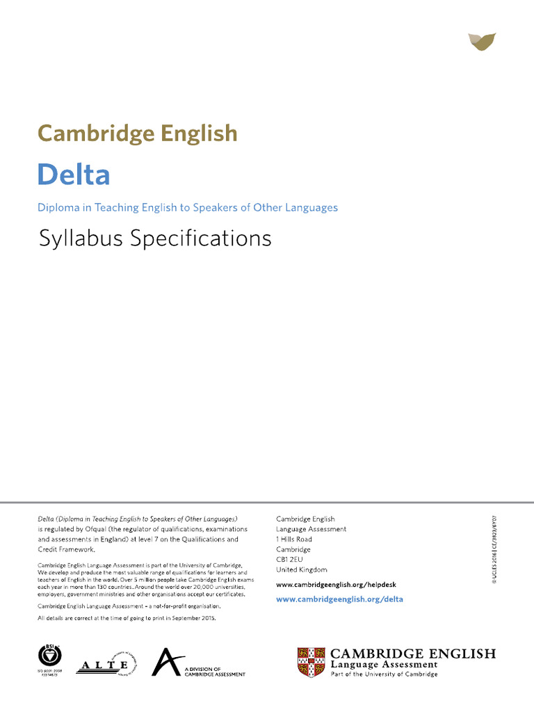 Delta M1 Syllabus | PDF