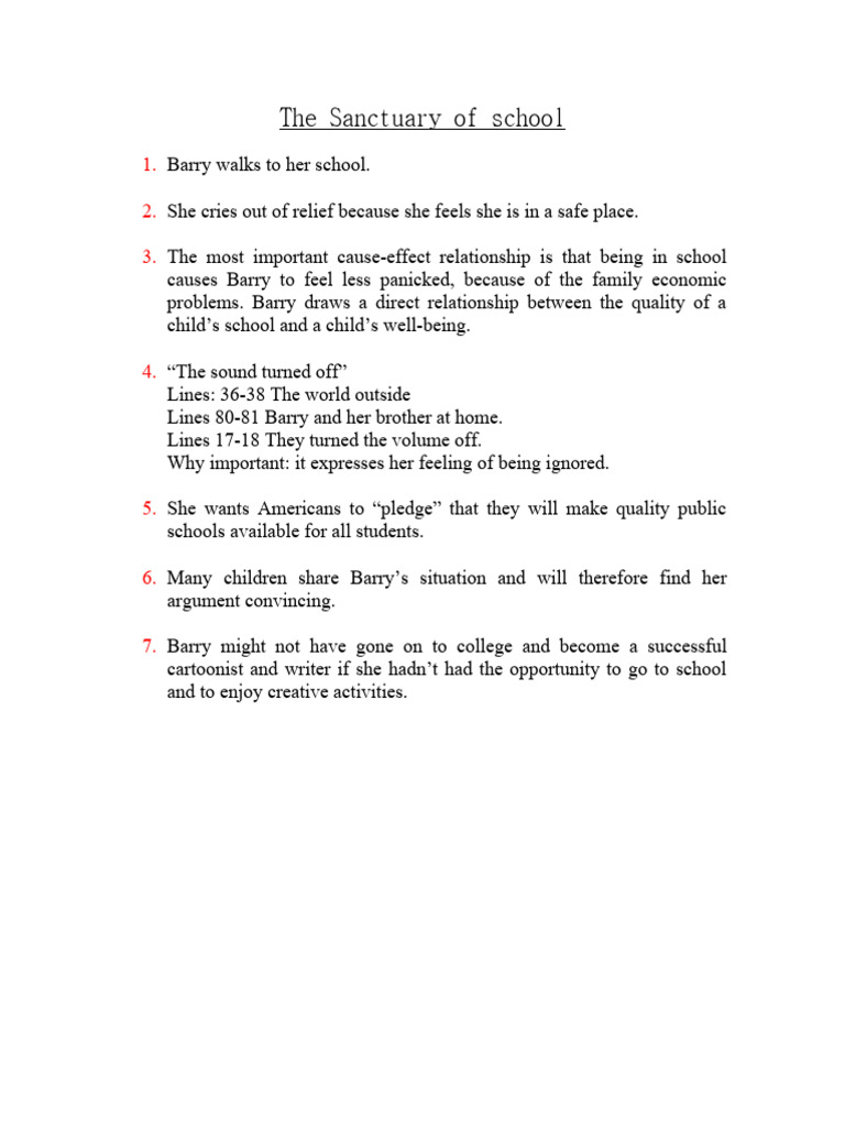 The Importance of Safe Schools for Kids | PDF