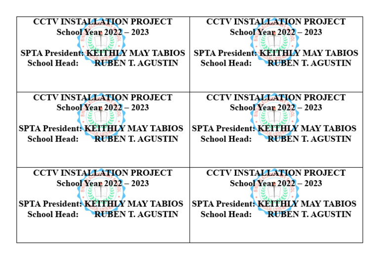 CCTV Installation Project | PDF | Business