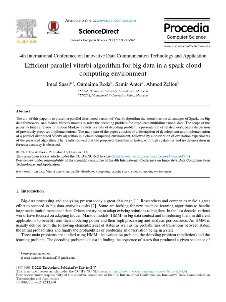 Reference Paper - 84 Page | PDF | Big Data | Parallel Computing