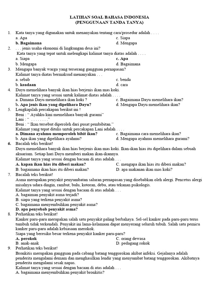 2 - Latso Tanda Tanya | PDF | Kesehatan Holistik