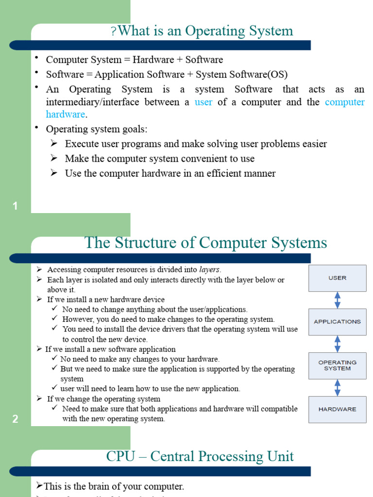 L14 Operating System | PDF | Operating System | Process (Computing)
