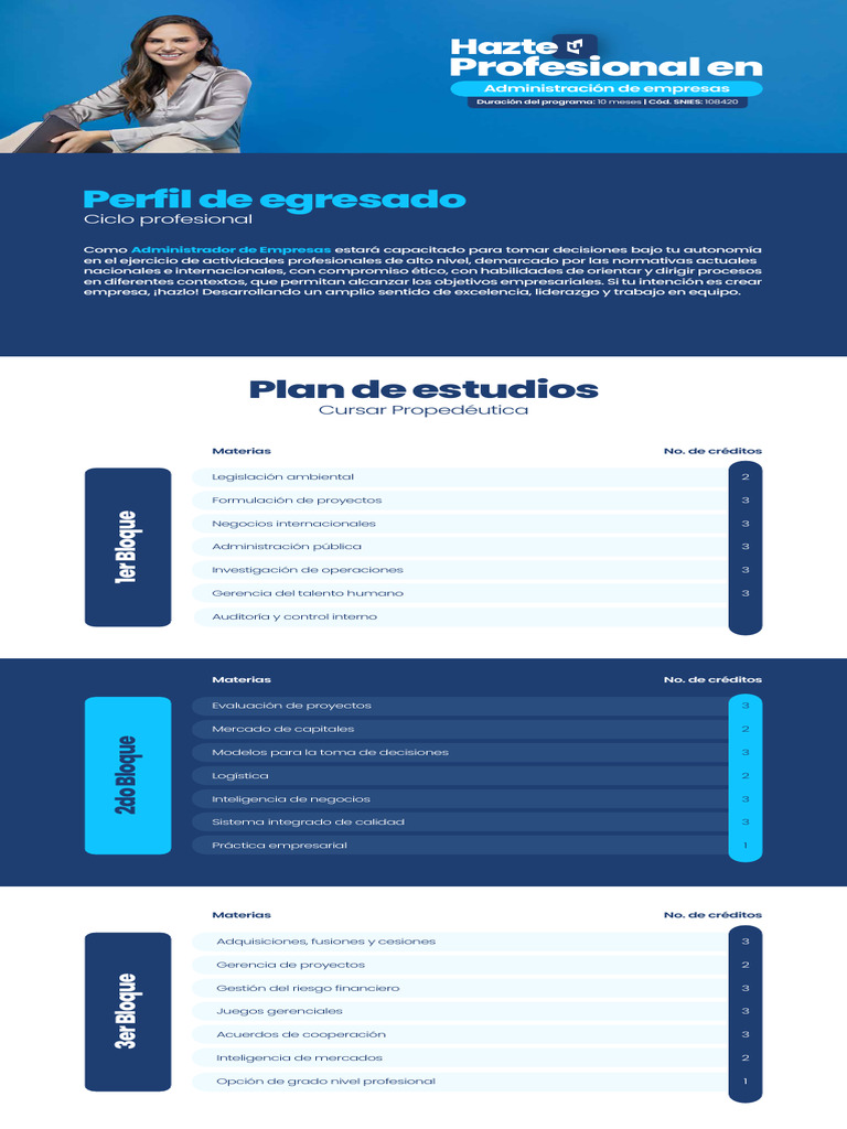 Administracion de Empresas Usj | PDF | Plan de estudios | Business