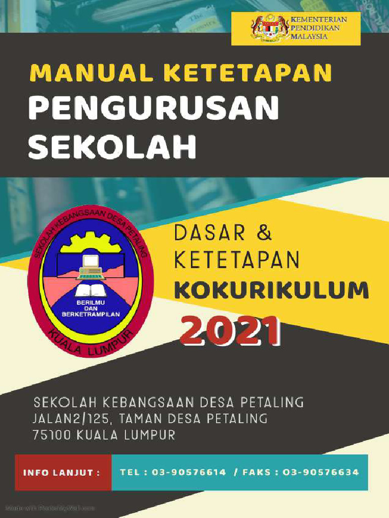 Dasar Ketetapan Kokurikulum 2021 | PDF