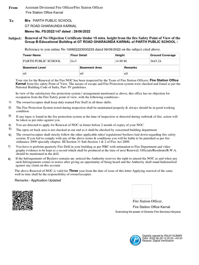 Fire Certificate | Download Free PDF | Fire Safety | Justice