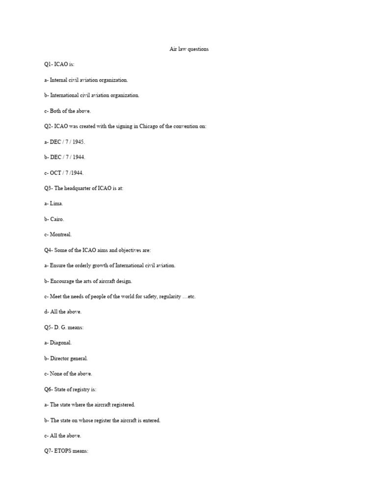 Air Law GEN Questions | PDF | Instrument Flight Rules | Visual Flight Rules