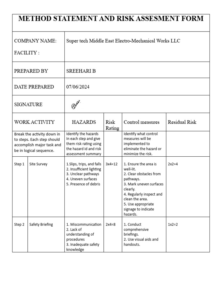 Msra For Basement Parking Cable Pulling and ELV Room Access | PDF ...