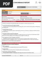 Monthly HSE Performance Report | PDF | Microsoft Word | Safety