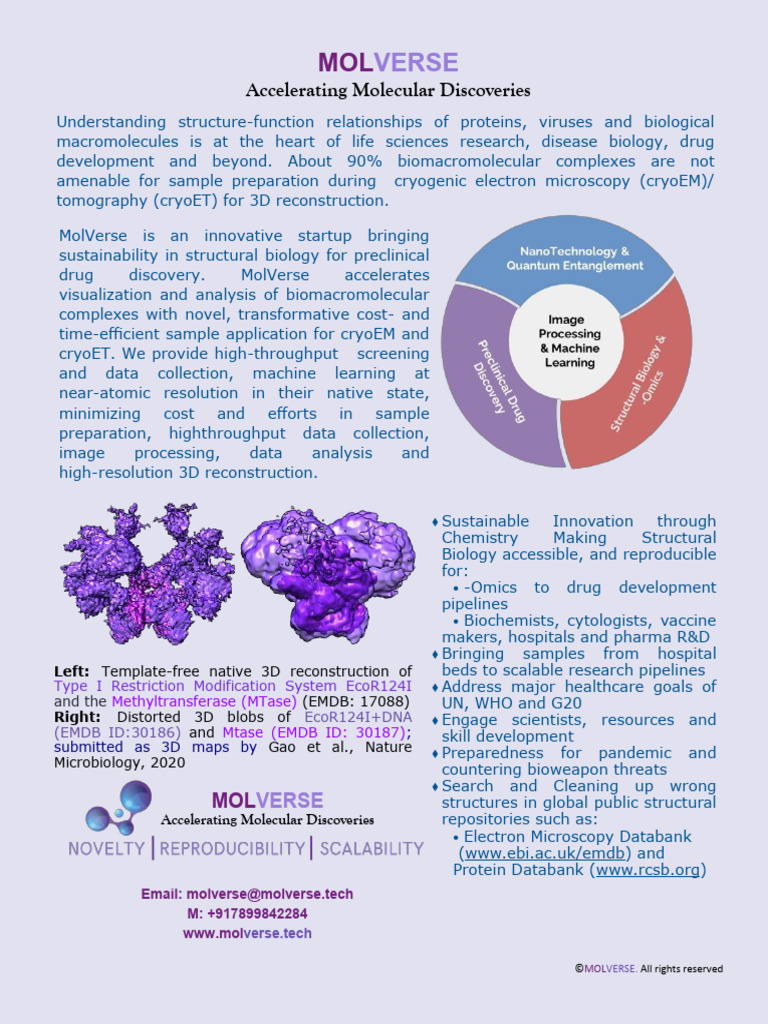 MolVerse Flyer | Download Free PDF | Biology | Life Sciences