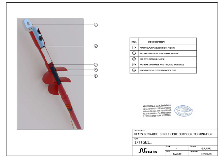 17TTGE1 Termination Drawing | PDF