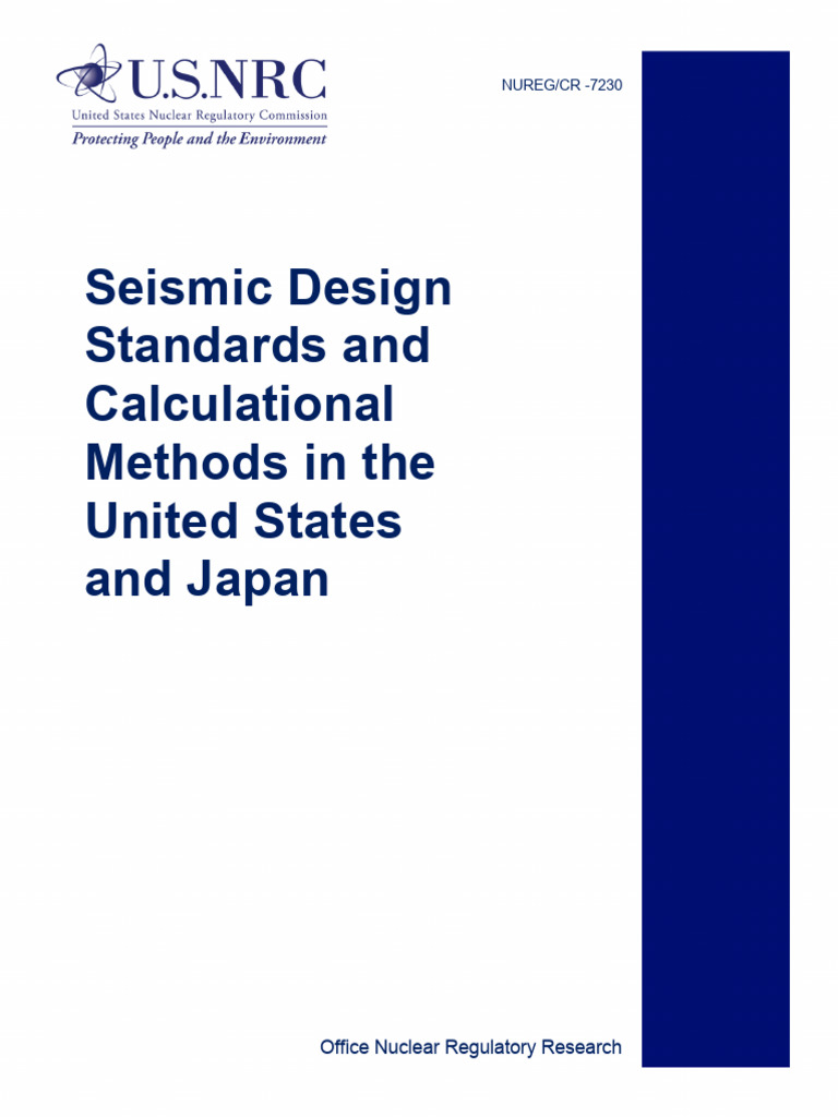 Seismic Design Standards: US vs Japan | PDF | Nuclear Regulatory ...
