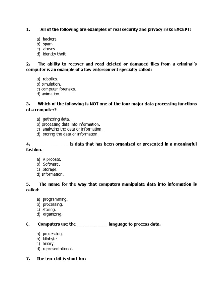 Data Privacy Question | PDF | Electrical Resistance And Conductance | Hertz