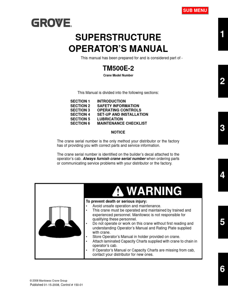 Tm500e-2 SS Om | PDF | Safety | Manufactured Goods