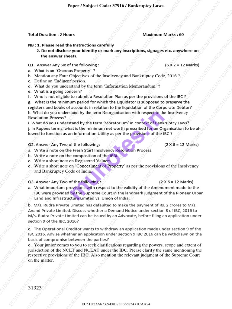 2023 June - Bankruptcy | PDF | Bankruptcy | Liability (Financial ...