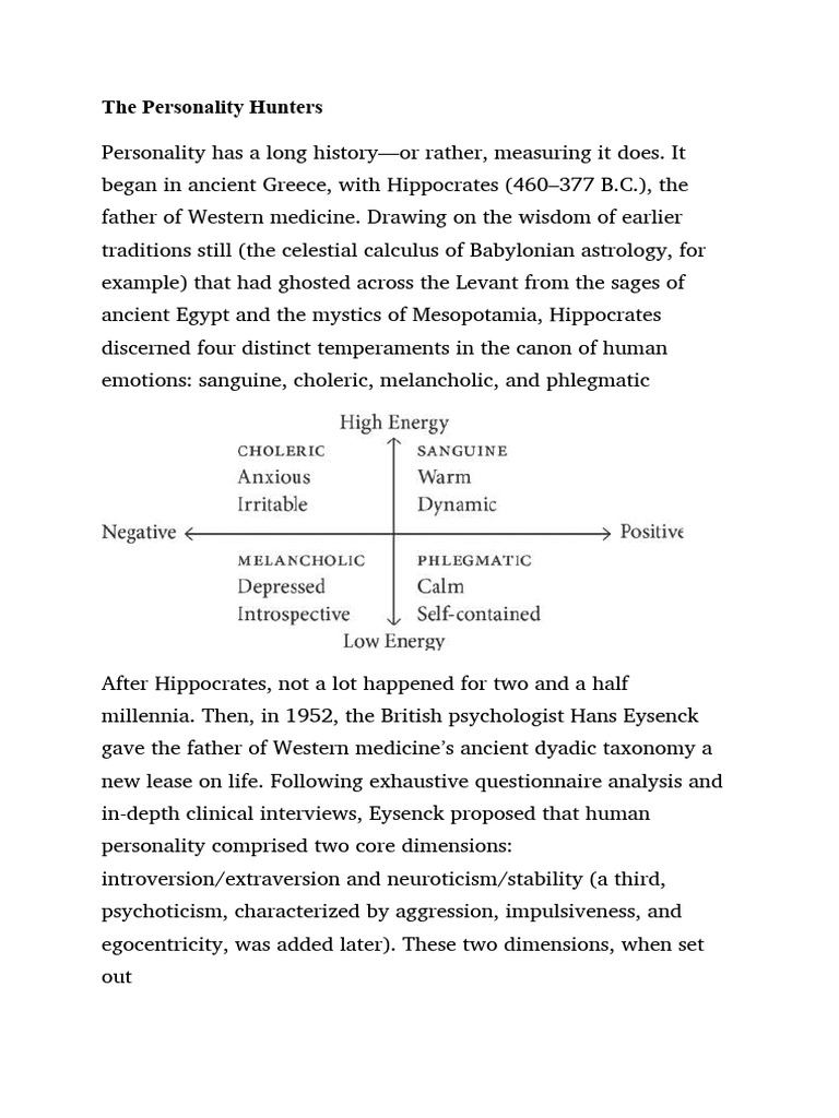 The Personality Hunters | PDF