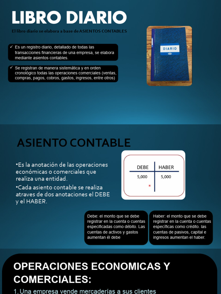 LIBRO DIARIO, MAYOR Y BALANZA DE COMPROBACIÓN | PDF | Contabilidad | Bancos