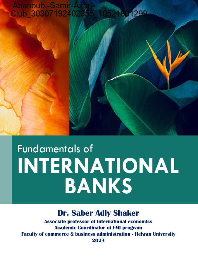International Banks | PDF | Banks | Market Liquidity
