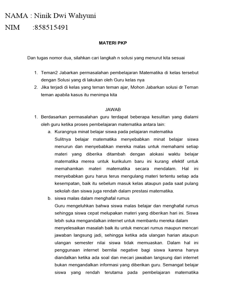 Materi PKP | PDF