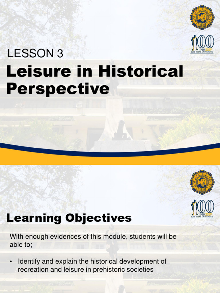 Historical Evolution of Leisure Activities | PDF | Leisure | Recreation