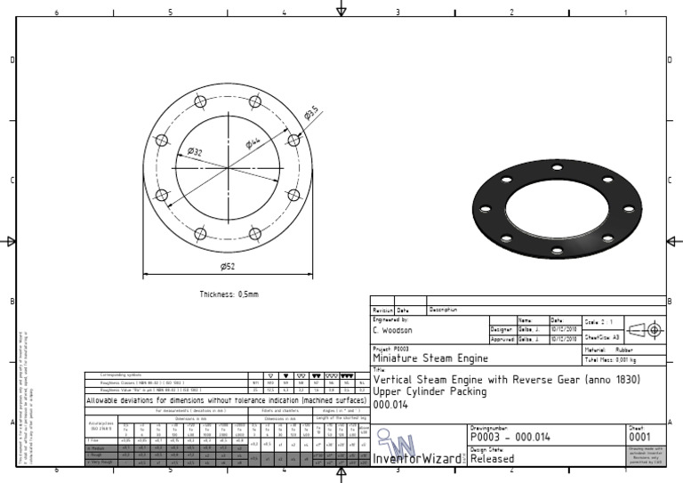 Upper Cylinder Packing | PDF | Mechanical Engineering