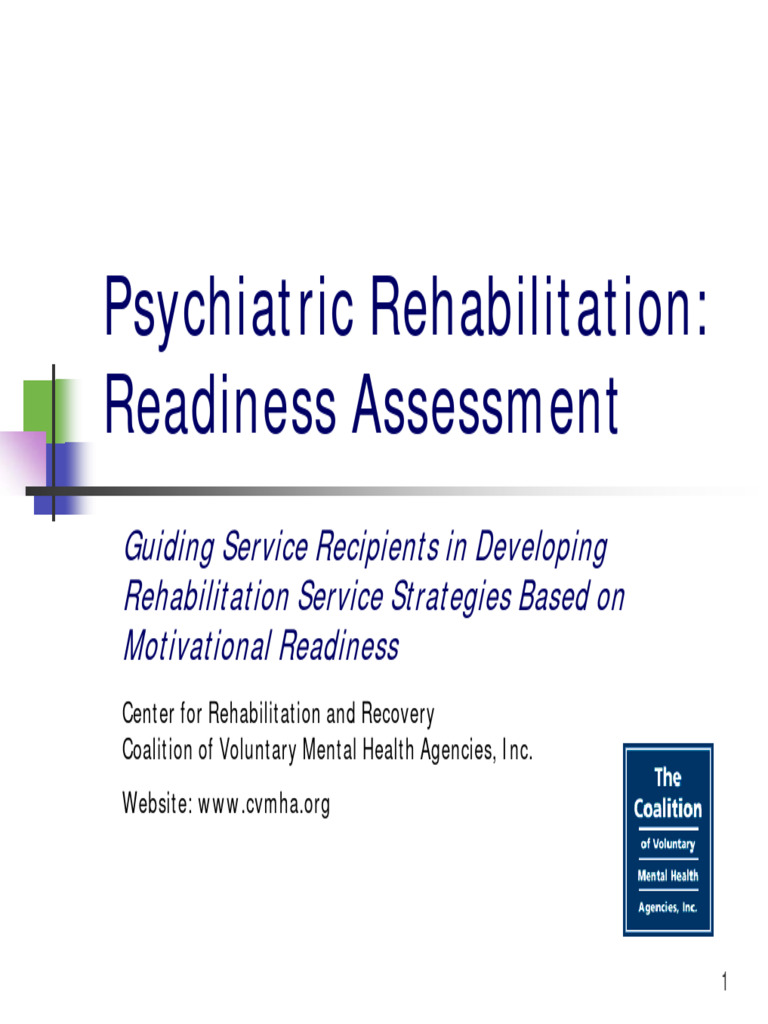 Cspreadinessassessmentpdf | PDF | Psychiatric Rehabilitation | Behavior ...
