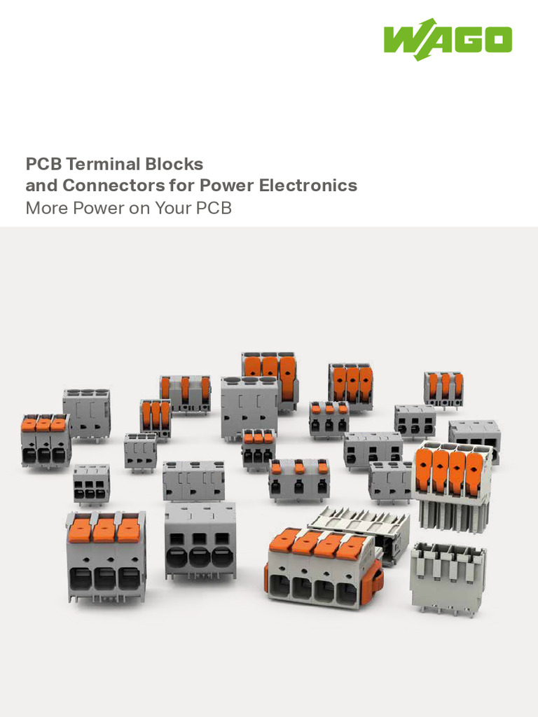PCB Terminal Blocks and Connectors For Power Electronics 60397383 | PDF ...