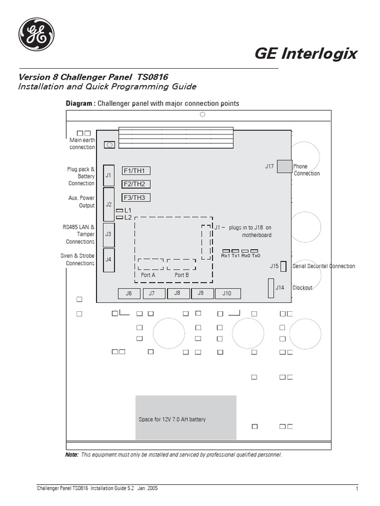 Version 8 Challenger Installation and Quick Programming Guide | PDF | Electrical Wiring | Menu ...