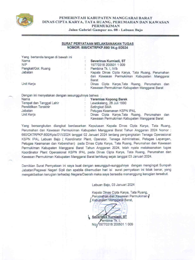 SPMT OPERATOR IPAL 2024 | PDF