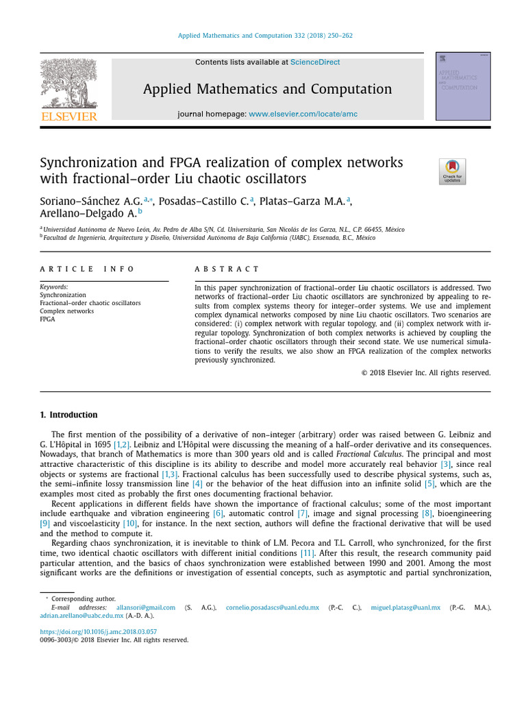 2018_amc | Download Free PDF | Chaos Theory | Field Programmable Gate Array