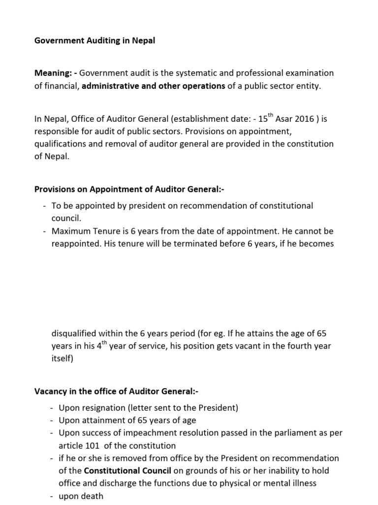 Government Auditing Pdf Audit Financial Audit