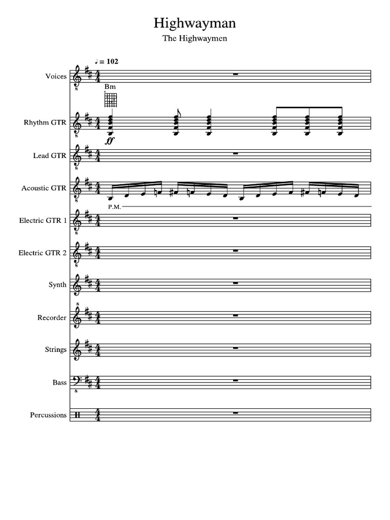 Highwaymen Band | PDF