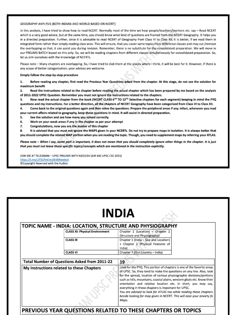 Stucture of Geography | PDF