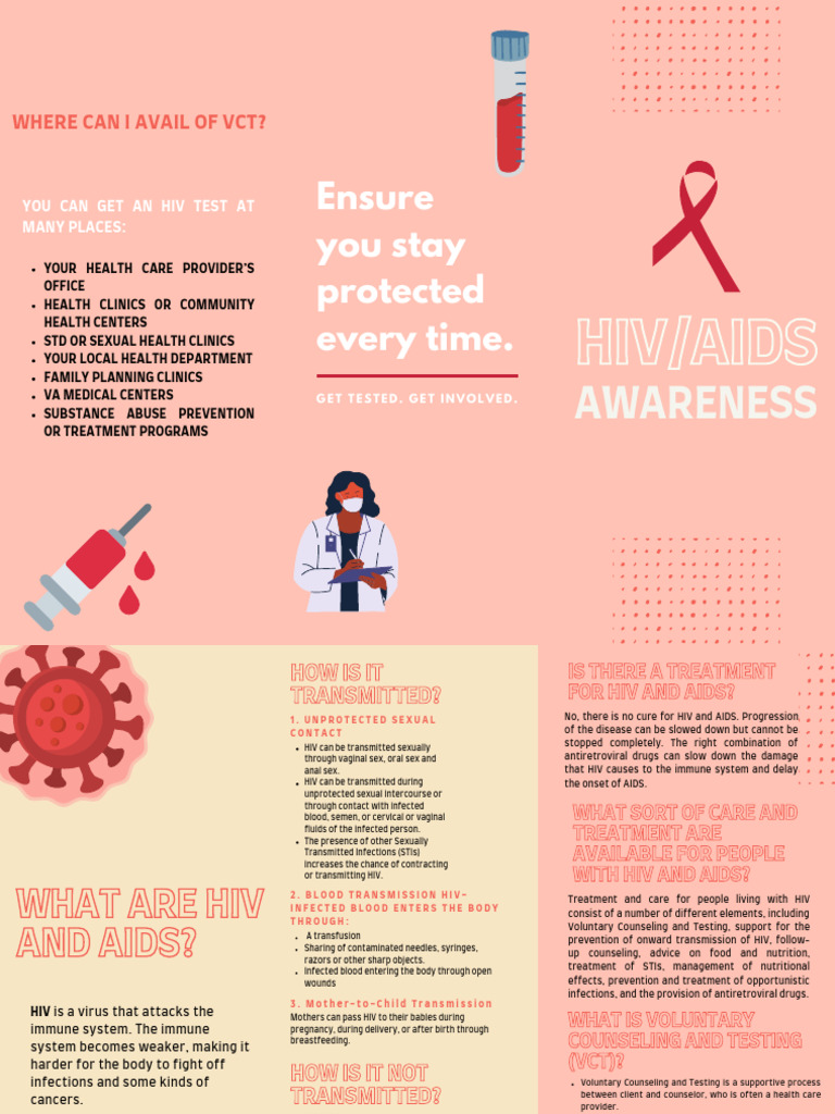 Brochure Sample | Download Free PDF | Hiv/Aids | Sexually Transmitted ... Brochure Sample | Download Free PDF | Hiv/Aids | Sexually Transmitted ...