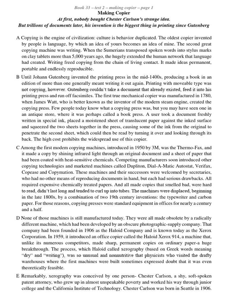 b33. t2. Making Copier. 30 Bản | PDF | Fingerprint | Photocopier