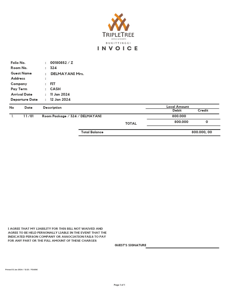 White Simple Minimalist Business Invoice | PDF | Credit Card | Debits ...
