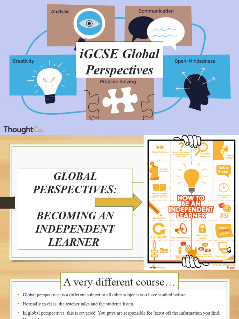 iGCSE Global Perspectives Guide | PDF | Water | Reason