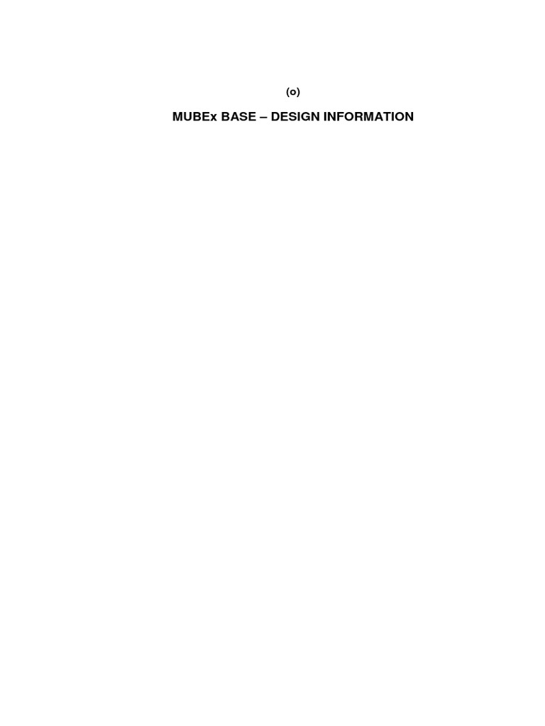 Mubex Base - Design Information | PDF | Electrical Wiring | Sensor