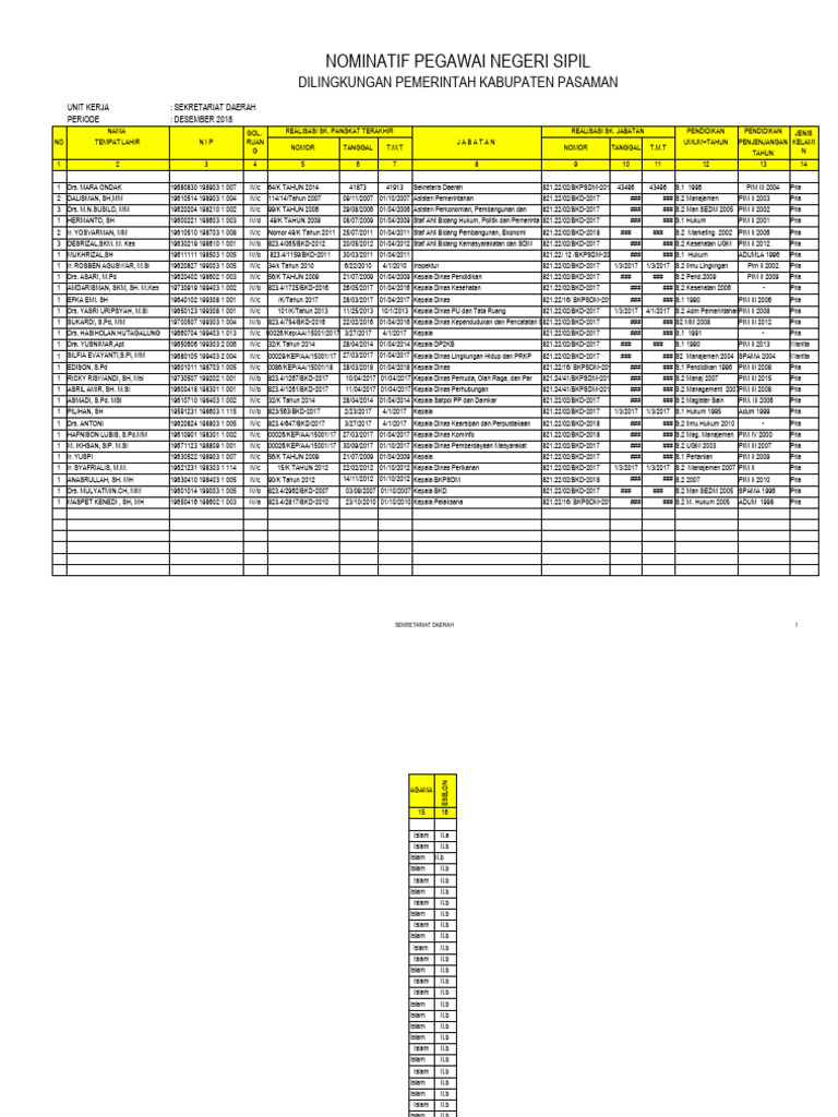 Dinkes Data Spi 2024 Kabupaten Pasaman | PDF