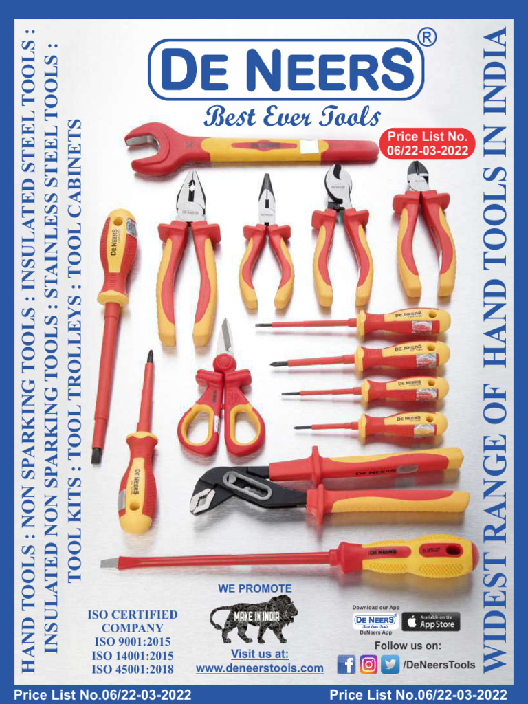 Industrial Hand Tools Catalog | PDF | Tools