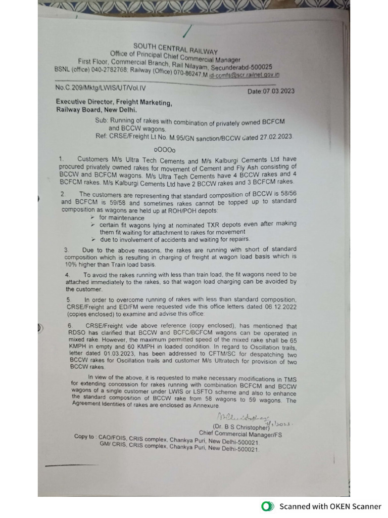 BCCW & BCFCM Wagons - UCLJ | PDF